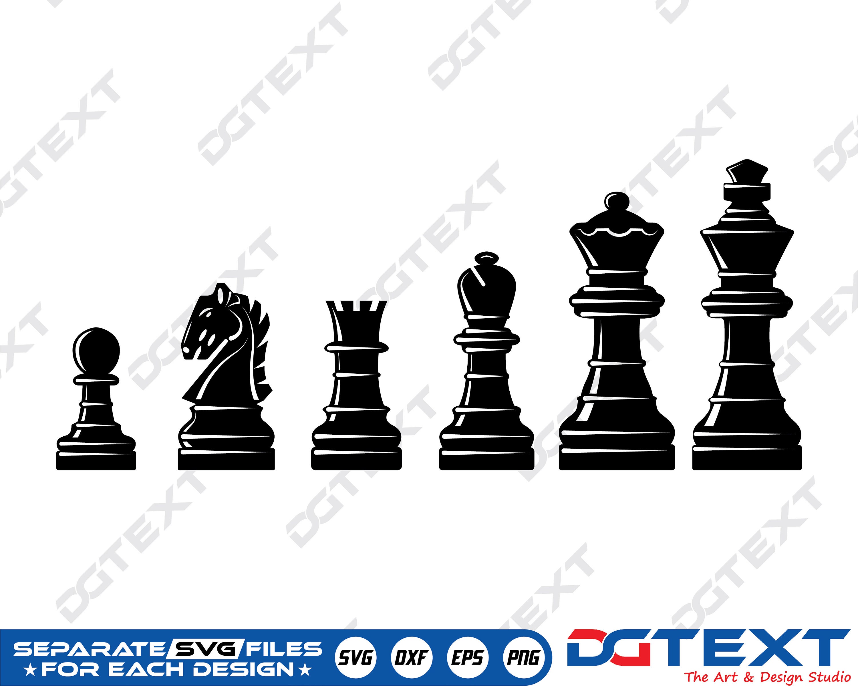 Chess SVG Chess Vector Silhouette Cricut file Clipart | Etsy