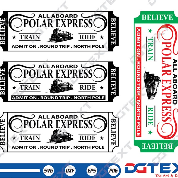 Polar Express Svg - Etsy