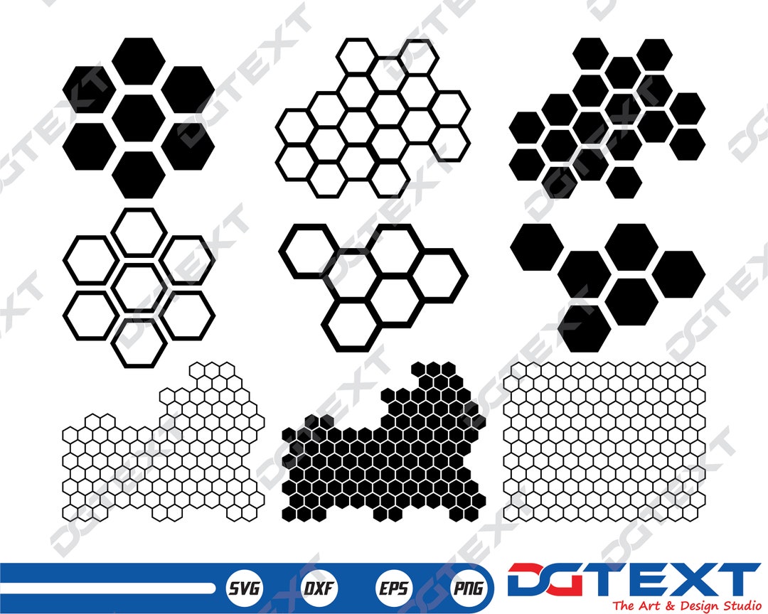 Honeycomb SVG, Honey Bee SVG, Honeycomb Vector, Silhouette, Cricut File ...