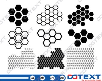 Honeycomb Svg, Honeycomb Clipart, Cut Files for Silhouette, Files for ...