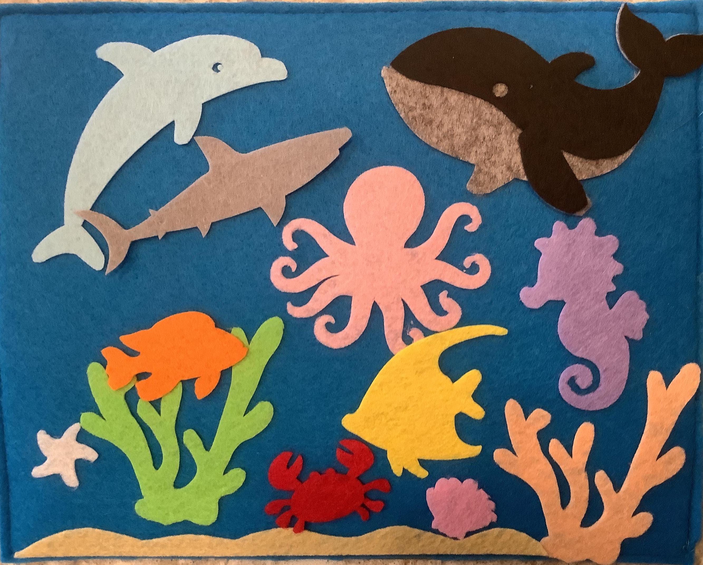 On-the-go Feltboard/portable Toy/felt Board Included/quiet Play ...
