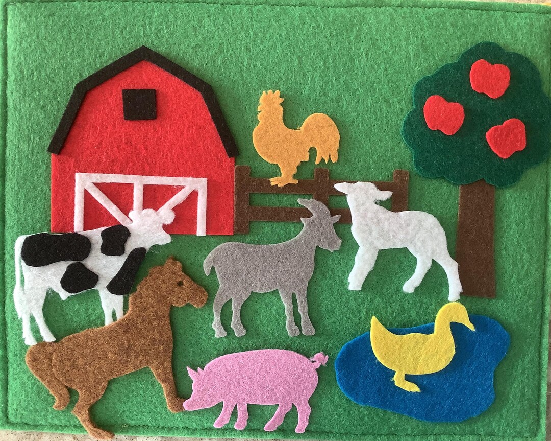 On-the-go Feltboard/portable Toy/felt Board Included/quiet Play ...