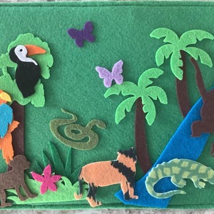On-the-go Feltboard/portable Toy/felt Board Included/quiet Play ...