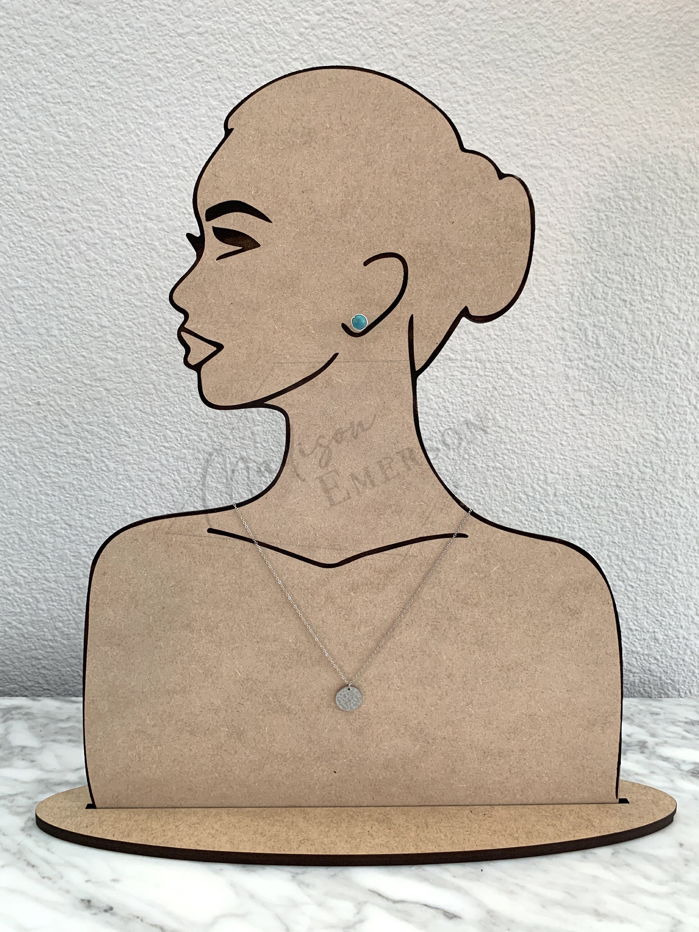 DIGITAL DOWNLOAD - SVG Laser File Earring and Necklace Display Stand ...