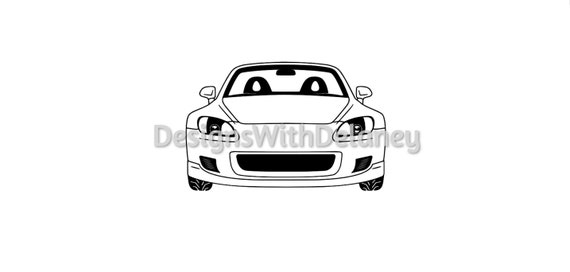 Honda S2000 S2K Sports Car Downloadable Vector SVG PNG Cut - Etsy