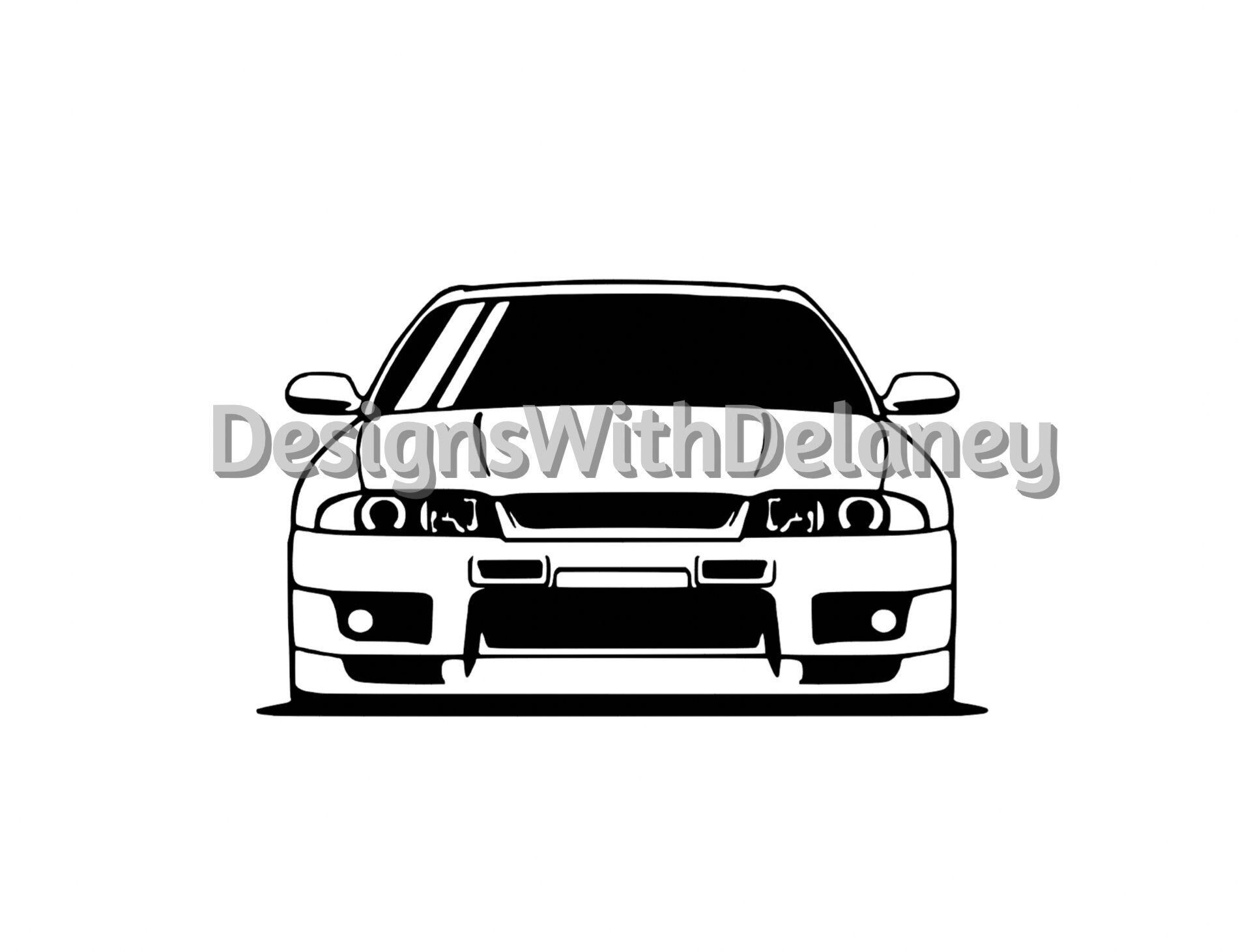 Drawing & Illustration Lexus is300 Sports Car Downloadable Vector SVG ...