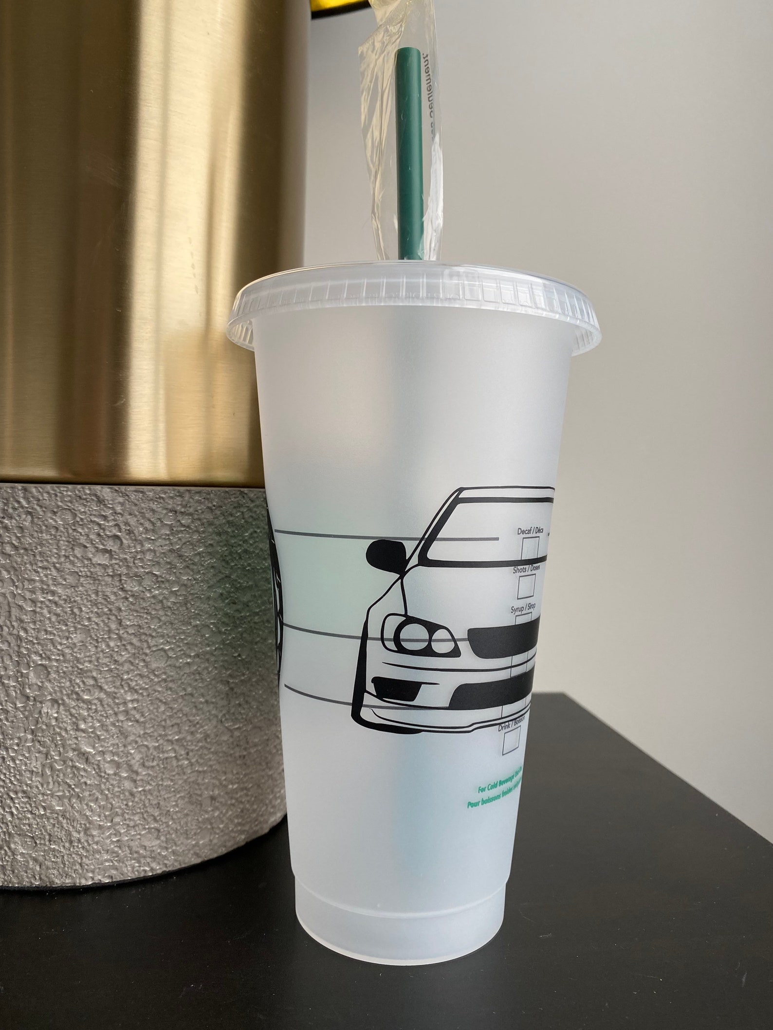Lexus is300 Sports Car Starbucks Reusable Tumbler Cup | Etsy