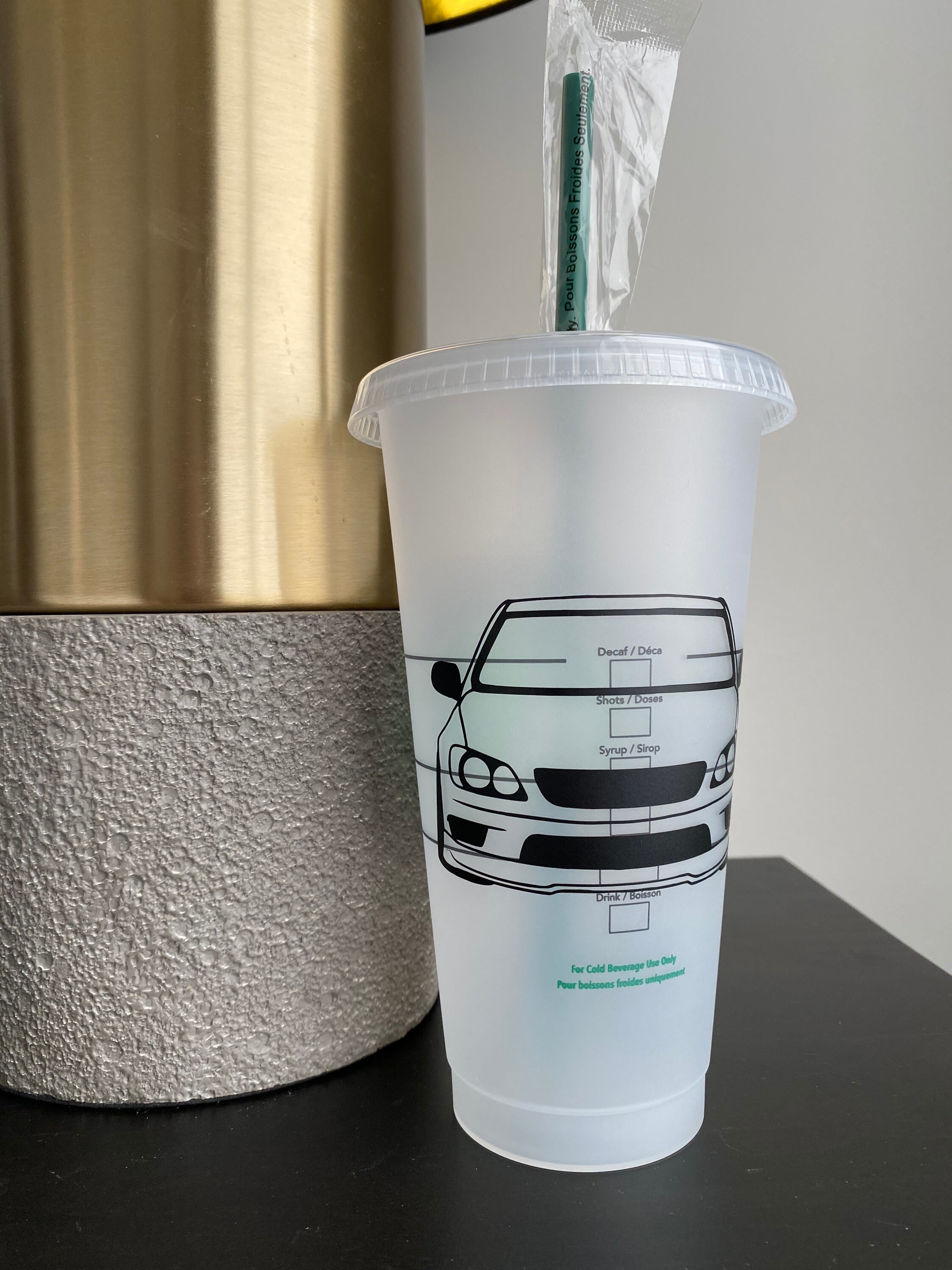 Lexus Is300 Sports Car Starbucks Reusable Tumbler Cup Sports - Etsy