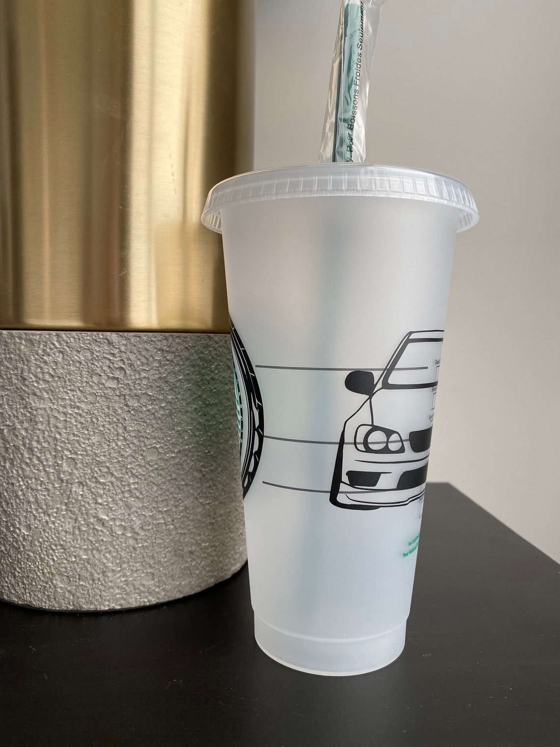 Lexus is300 Sports Car Starbucks Reusable Tumbler Cup | Etsy