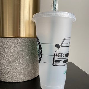 Lexus Is300 Sports Car Starbucks Reusable Tumbler Cup Sports - Etsy