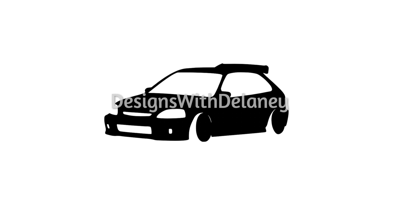 Honda Civic Hatch Hatchback Sports Car Downloadable Vector SVG | Etsy