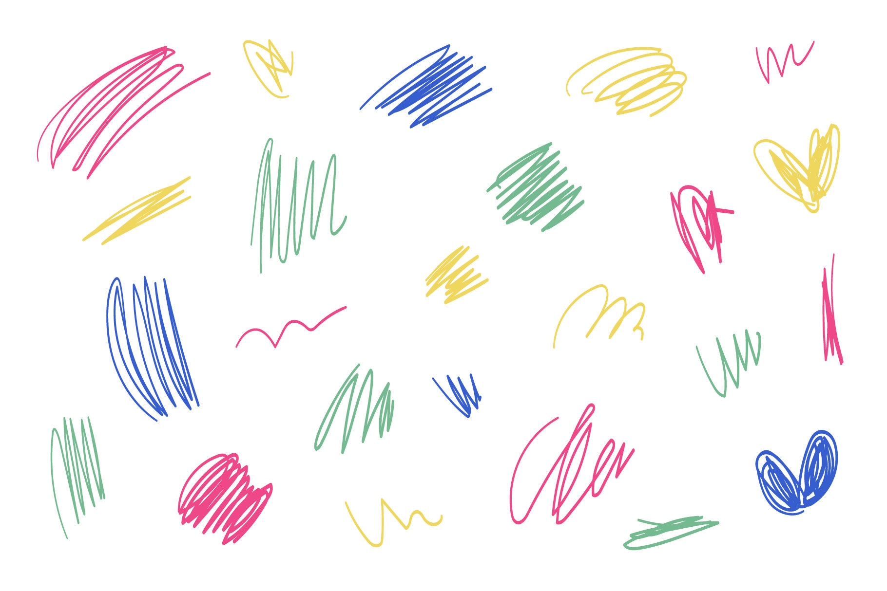 438 Scribbles & Doodles and Scrawls Hand Drawn Doodle - Etsy