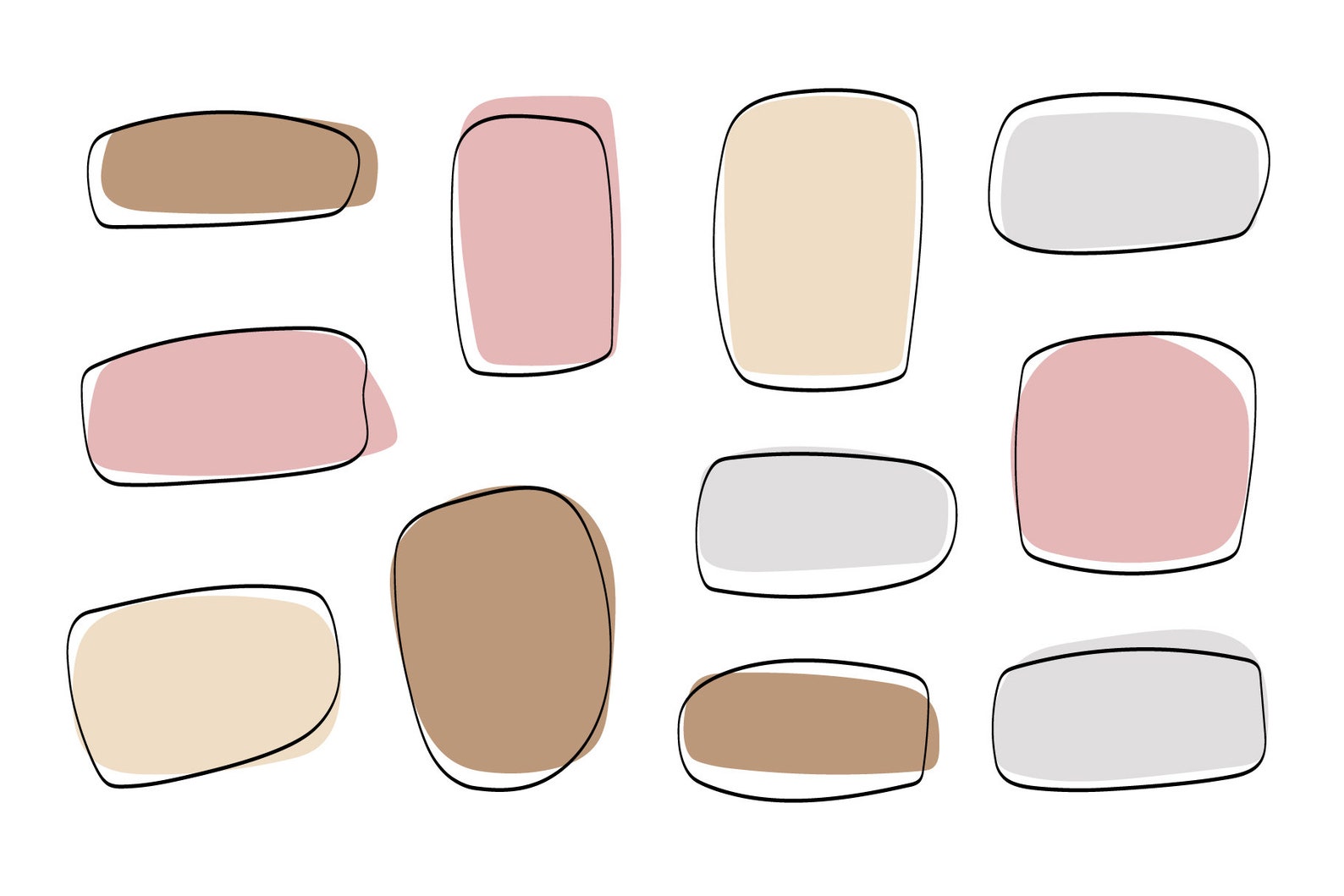 438 Scribbles & Doodles and Scrawls, Hand Drawn Doodle Collection, Pen ...