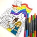 Digital Download Pride Coloring Calendar, Pride Month Coloring Page ...