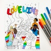 Digital Download - Pride Coloring Calendar, Pride Month Coloring Page ...