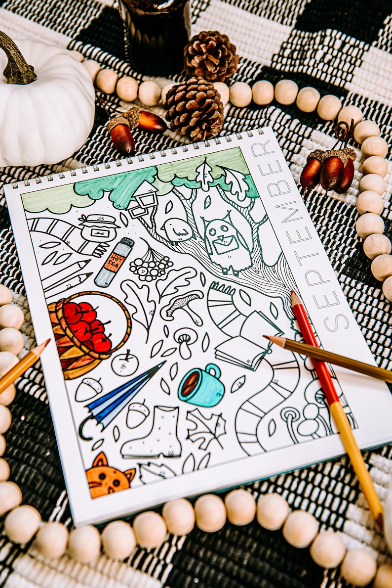 18 Month Coloring Book Coloring Pages for Adults Coloring - Etsy