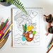 12 Month Coloring Book, Coloring Pages for Adults, Coloring Books for ...