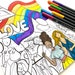 Digital Download Pride Coloring Calendar, Pride Month Coloring Page ...