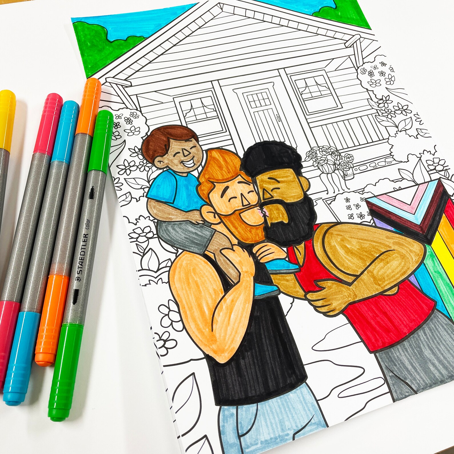 Digital Download Gay LGBTQ Pride Coloring Book Pride Month - Etsy