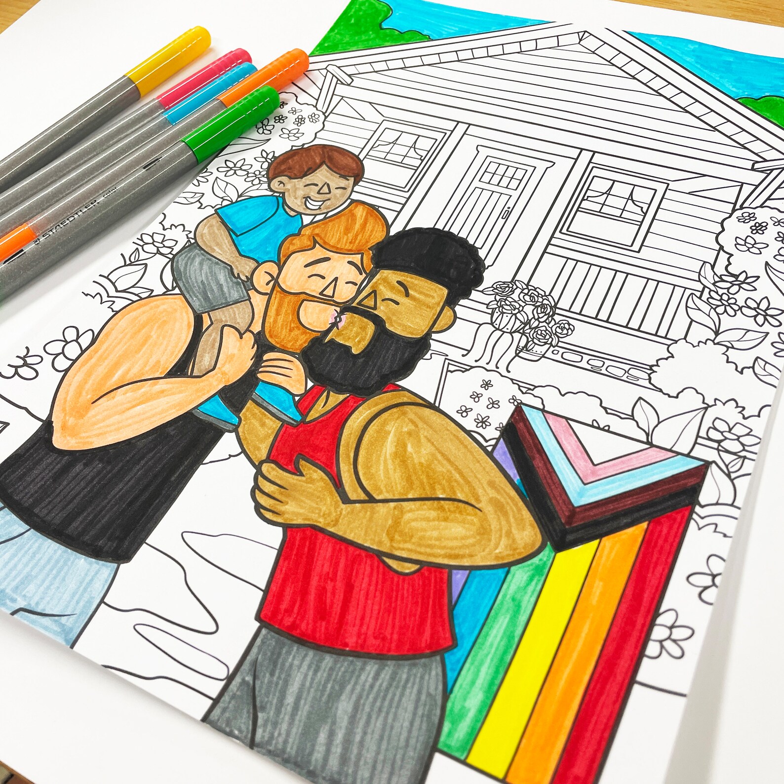 Digital Download Gay LGBTQ Pride Coloring Book Pride Month - Etsy
