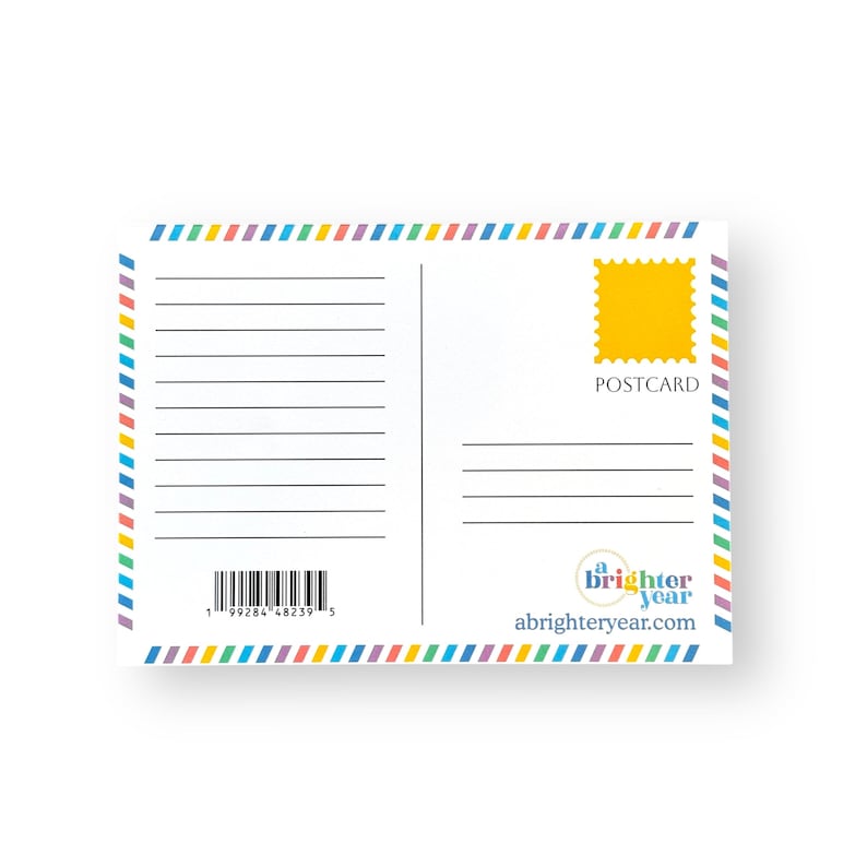 Color-your-own State Postcards: Roadtrip Souvenir (5x7) - Etsy