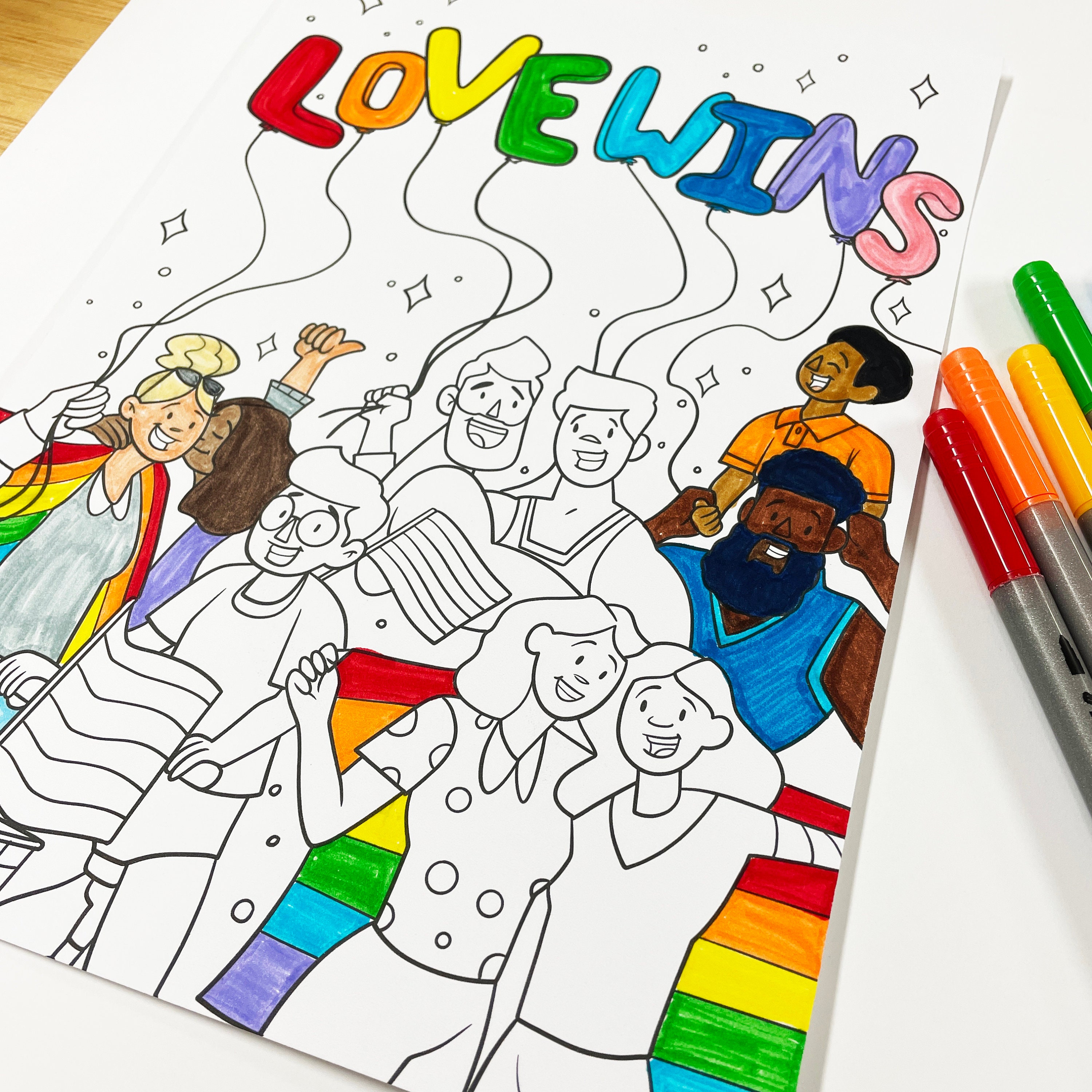 Digital Download Pride Coloring Book Pride Month Coloring - Etsy Australia