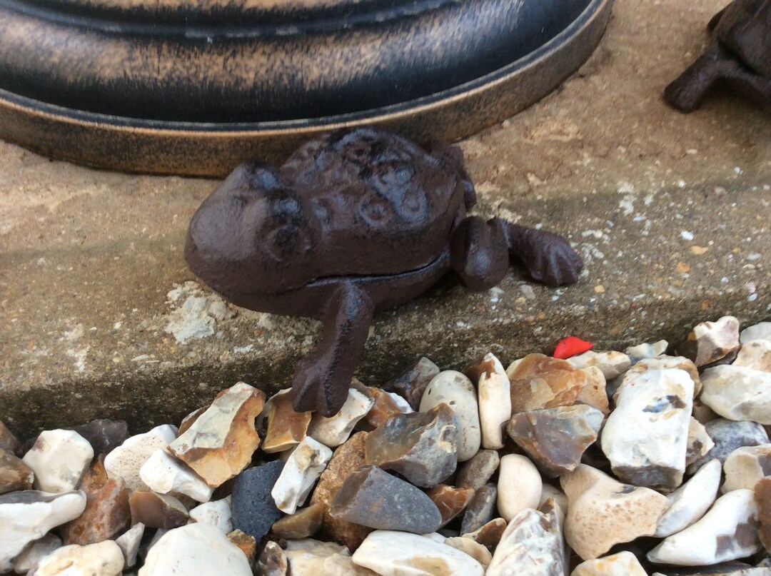Cast Iron Frog Key Keeper - Etsy