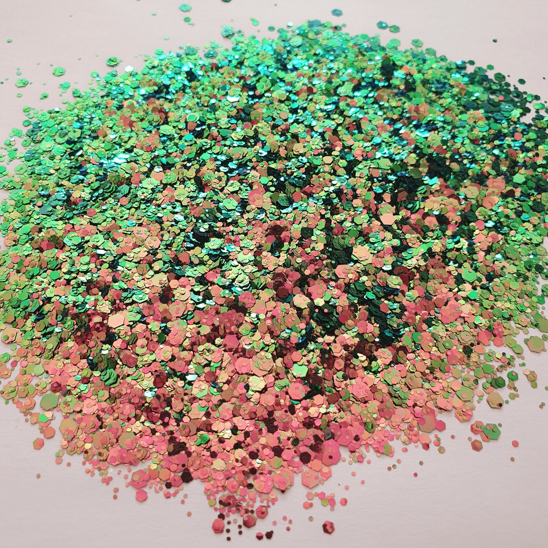 Mermaid Tail Chamäleon Color Shift Chunky Glitter Sparkly Multi Größe ...