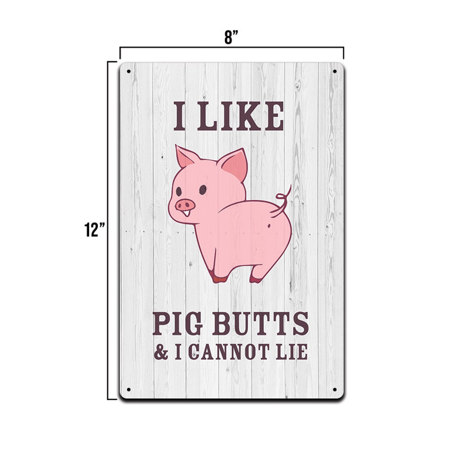 Pig Signs for Home Wall Decor These Are Perfect Signs for - Etsy