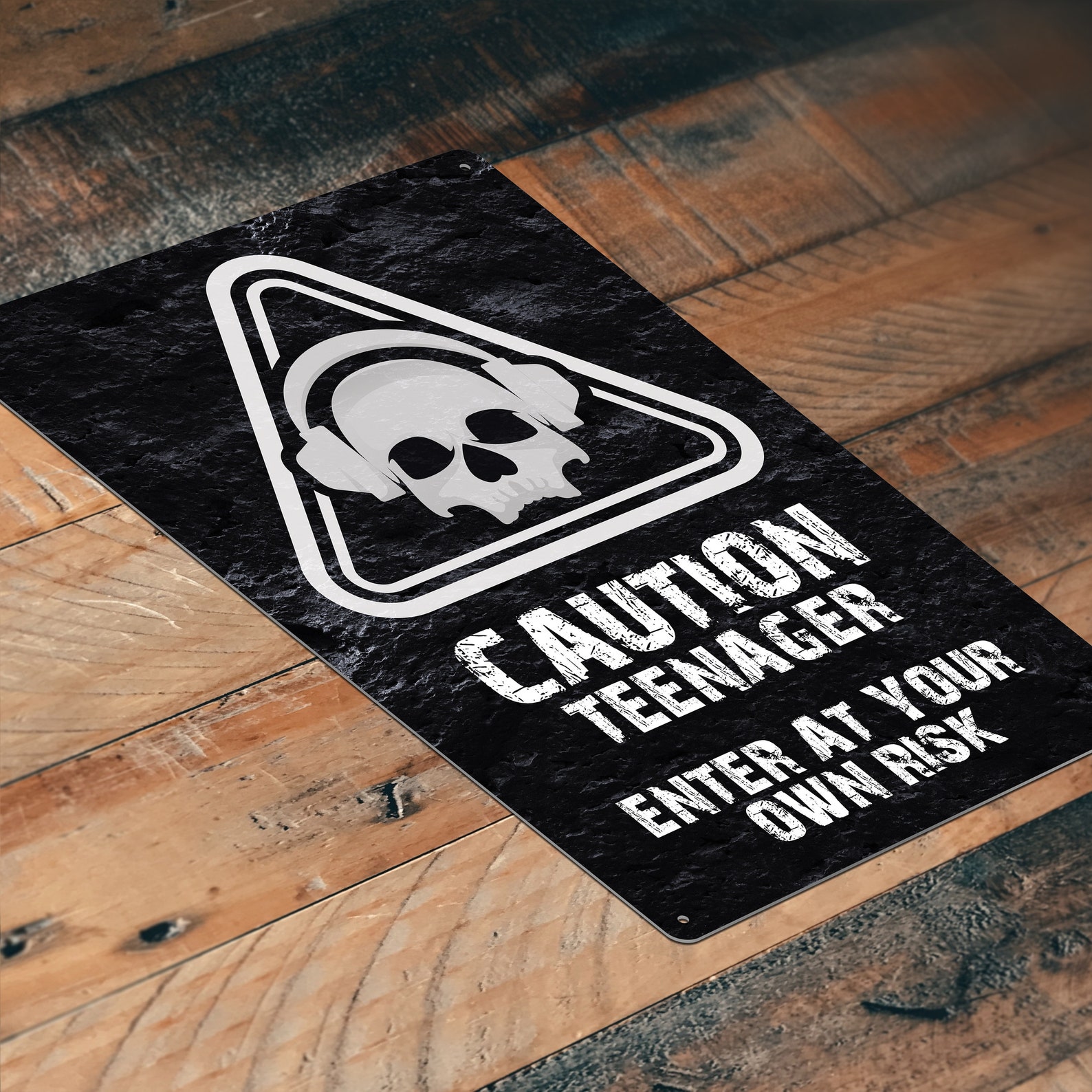 Caution Teenagers Room Enter at Your Own Risk Sign Our Decor | Etsy