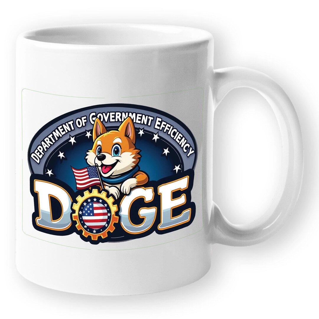 Doge Department of Government Efficiency Coffee Mug – Dog Floki - 11oz ...