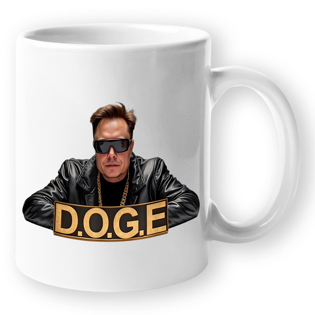 Doge Elon Meme Coffee Mug: 11oz White Ceramic Novelty Cup - Etsy