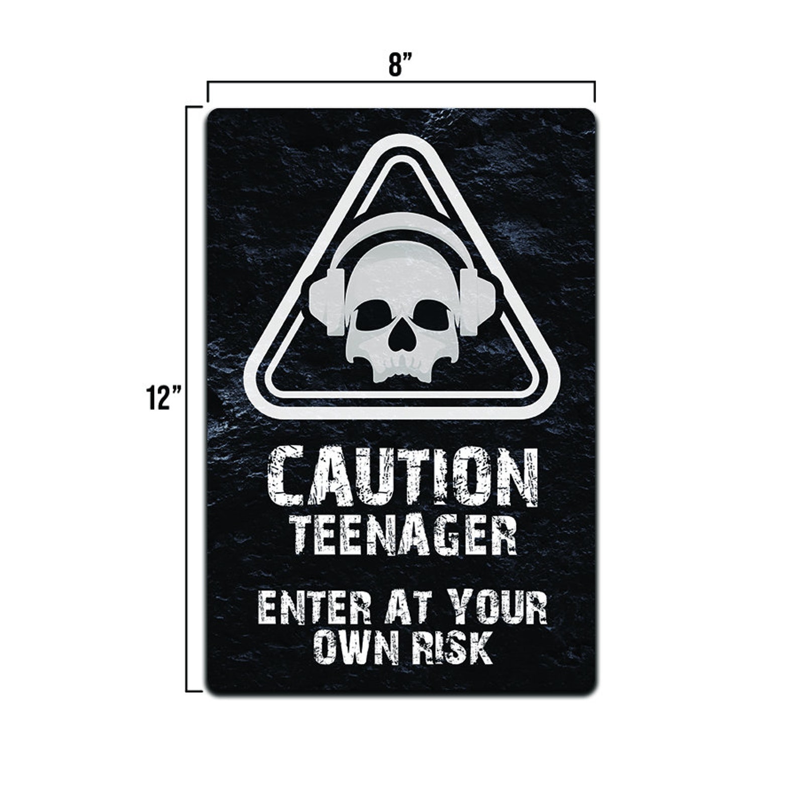 Caution Teenagers Room Enter at Your Own Risk Sign Our Decor | Etsy