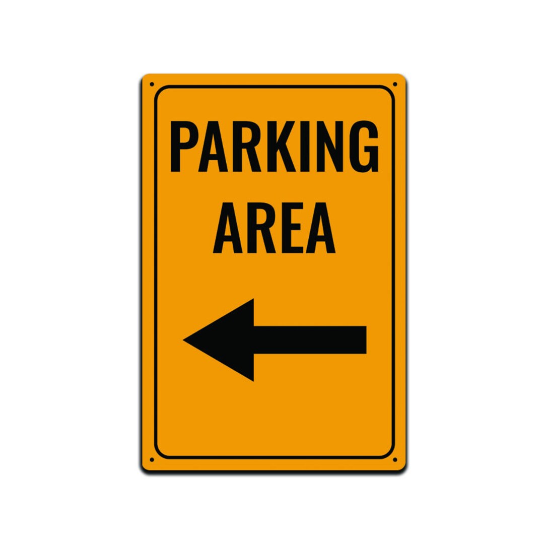 Tin Signs Parking Warning Notice Parking Area Only Metal - Etsy