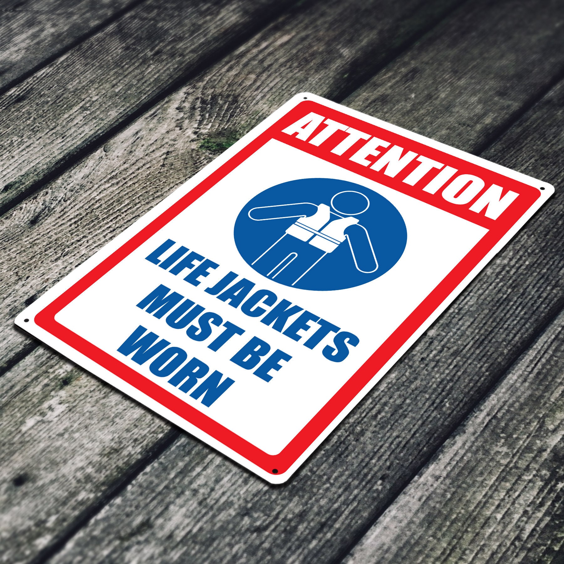 Tin Signs Boat Dock Ship Lake Ramp Sign Metal Sign 12 X 8 - Etsy