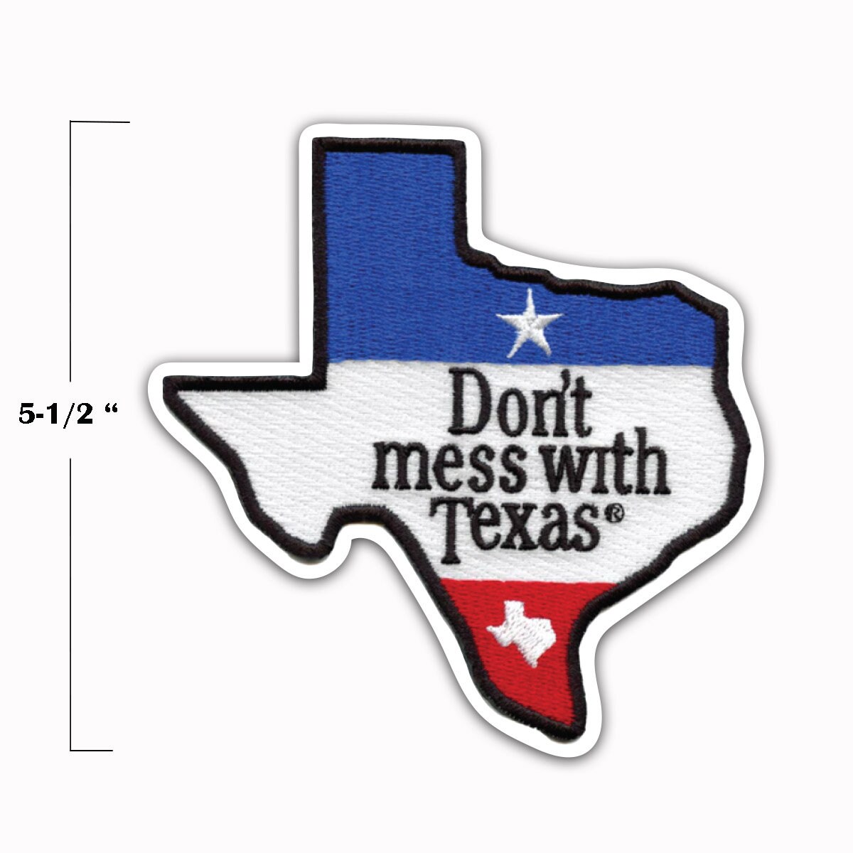 Texas State Map Magnet: Don't Mess With Texas Car Bumper Sticker (5x5 ...