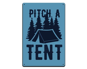 Tent Camp Site Sign - Etsy