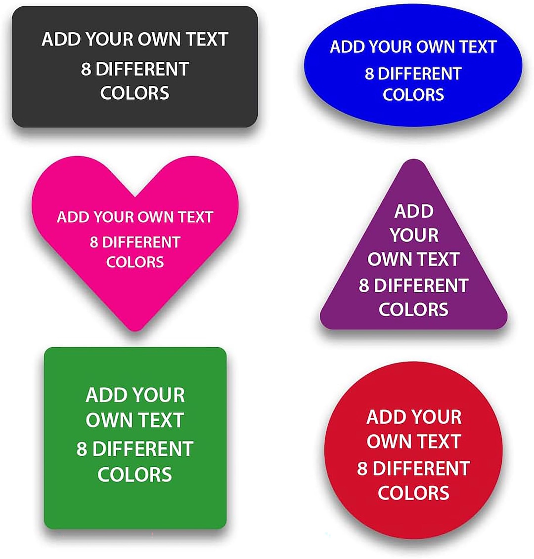 Custom Shape Magnets: Personalized Refrigerator, Locker, Car Bumper - Etsy