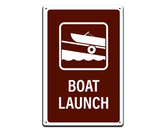 Metal Boat Dock Sign - Etsy