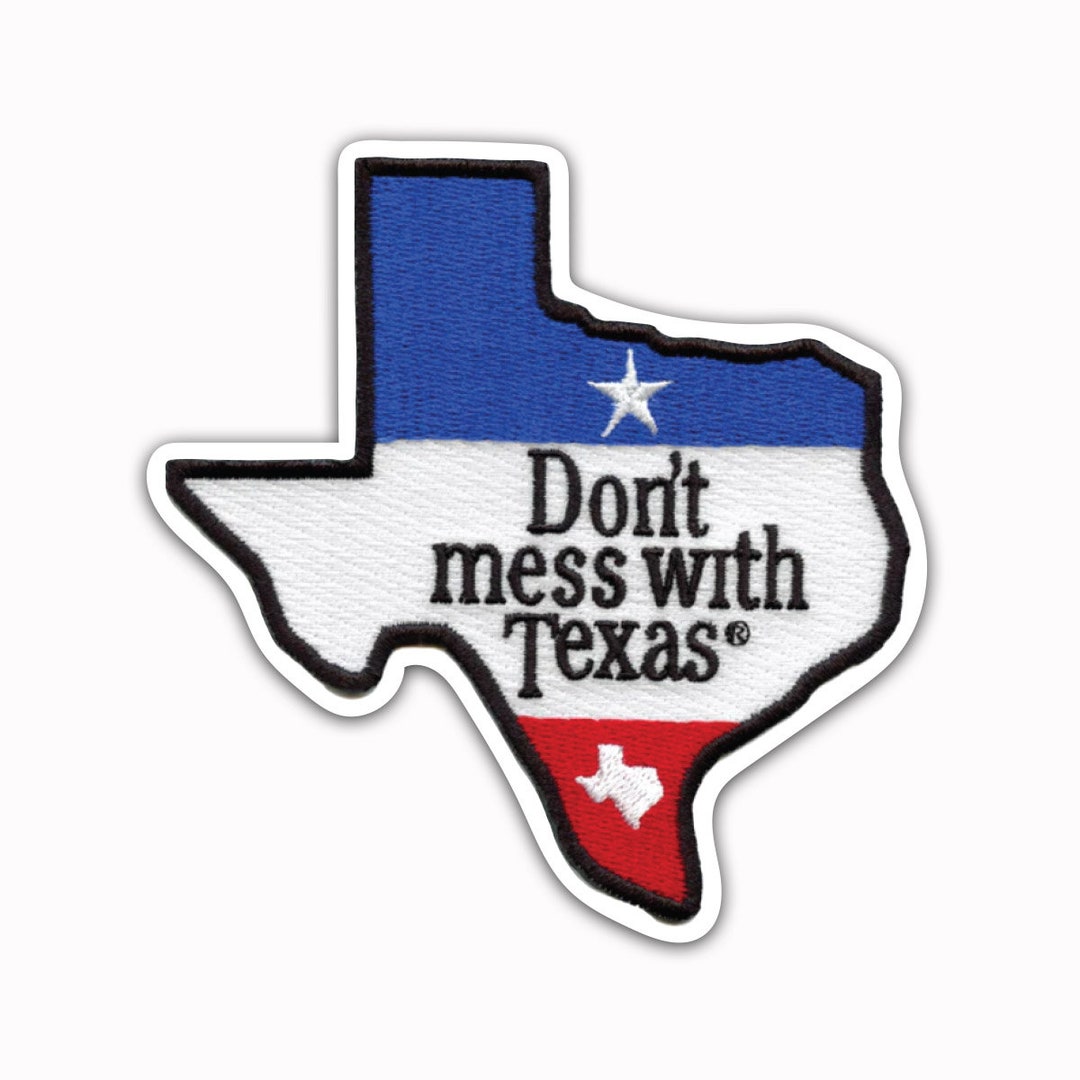 Texas State Map Magnet: Don't Mess With Texas Car Bumper Sticker (5x5 ...