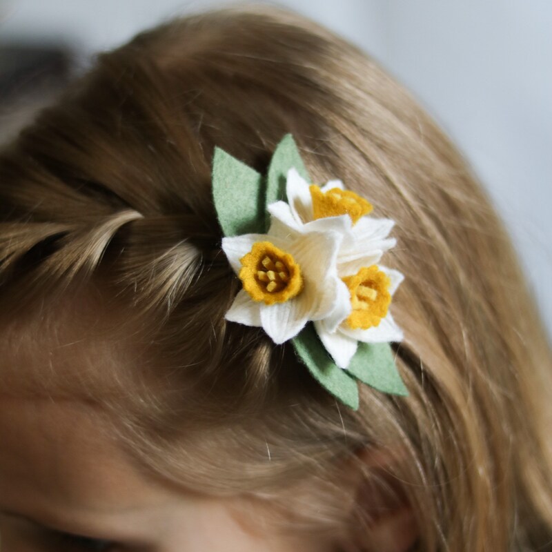 Felt Hair Clip - Etsy