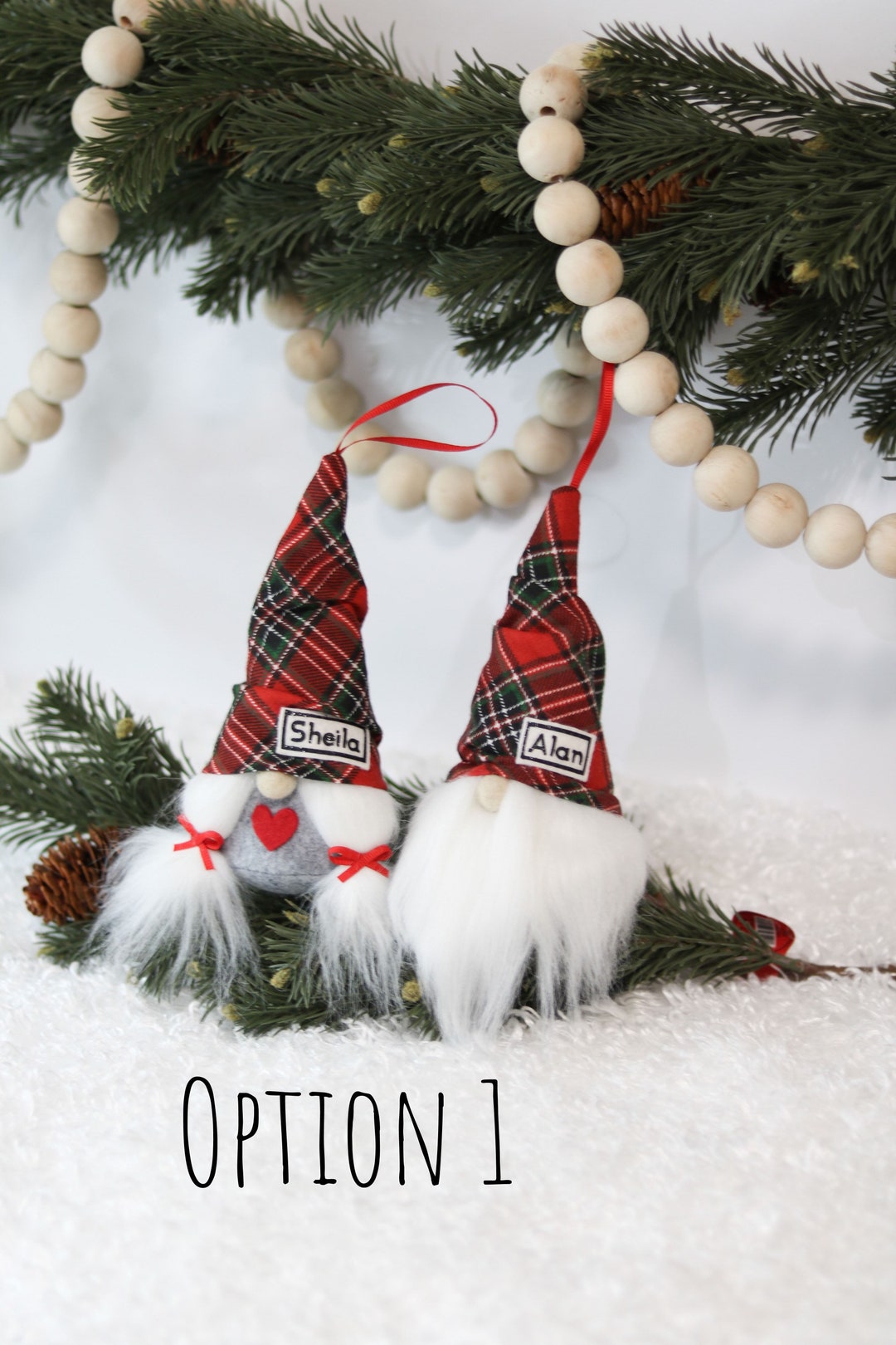 Personalized Gnome Ornaments Personalized Christmas Gnomes With Names ...
