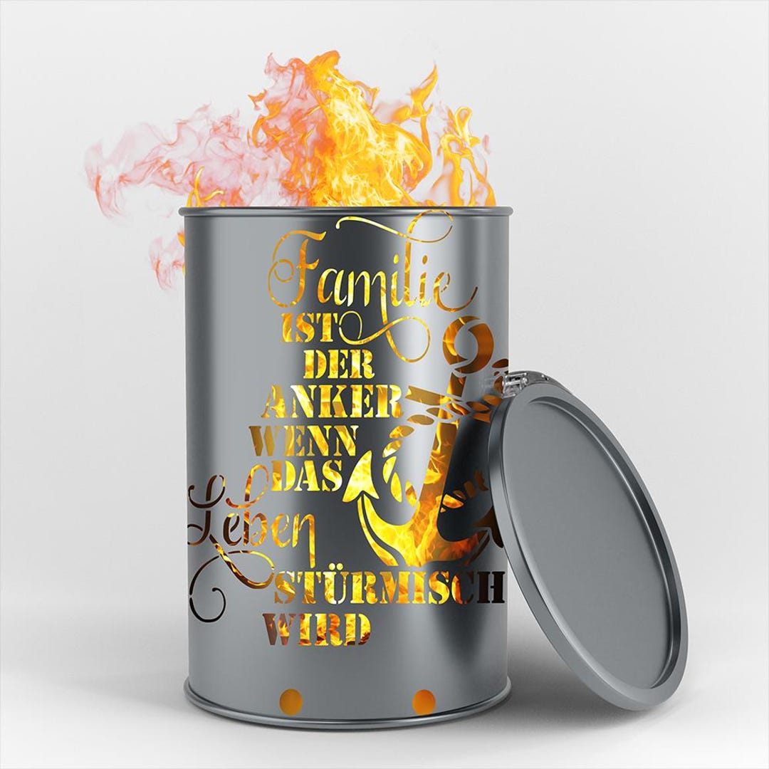 Fire Barrel Anchor of Life | Personalized Fire Pit | Wedding Family ...