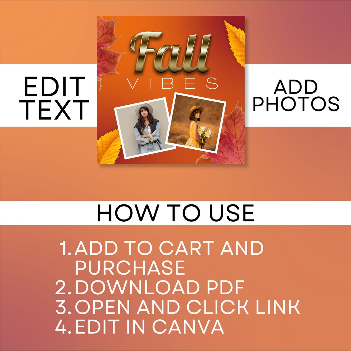 Fall Boutique Flyer, Fall Sale Flyer, Fall Flyer Template, DIY Fall ...