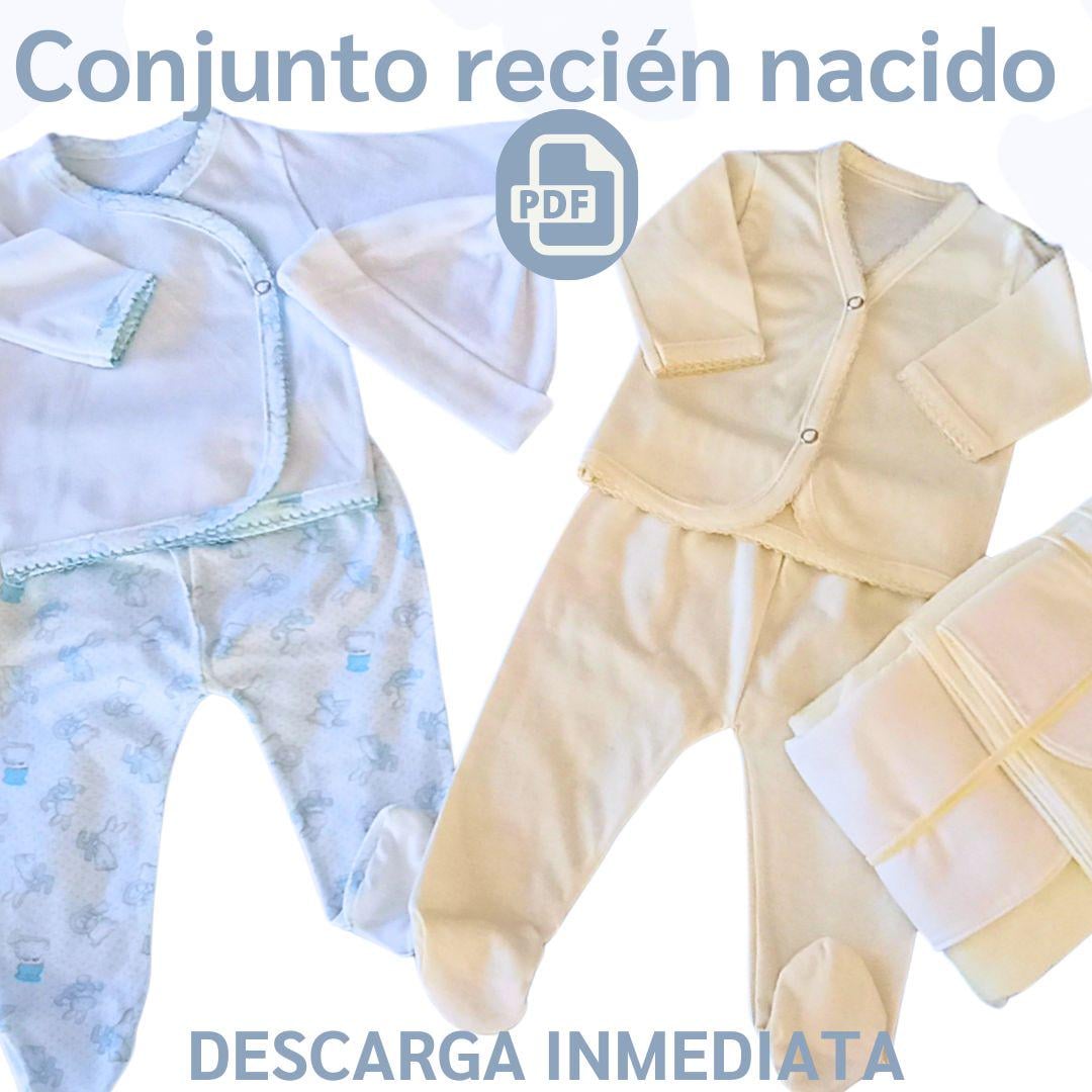 Sewing Pattern for Newborn Baby Layette, Wrap-around Robe, Simple Robe ...