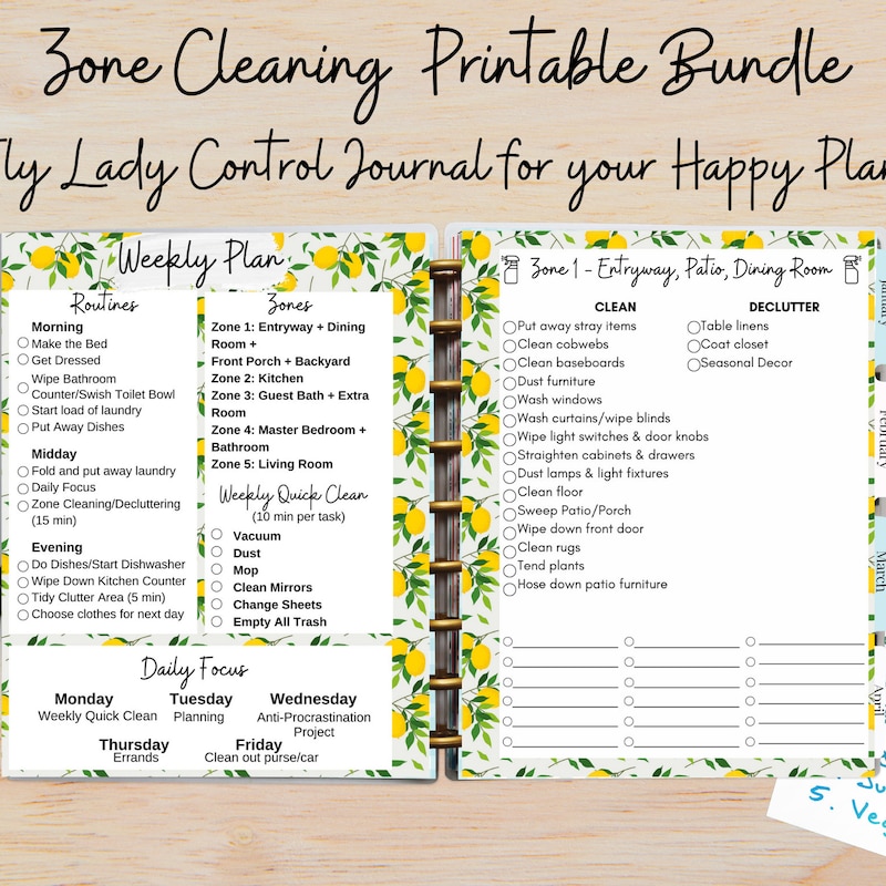 Flylady Control Journal - Etsy