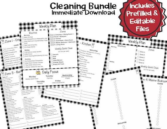 Printable Flylady Control Journal Fly Lady Planner Zone - Etsy