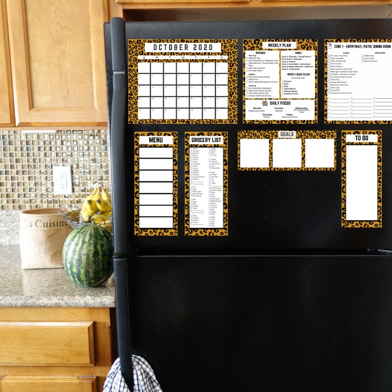 Printable Ultimate Organization Bundle, Meal Planning, Cleaning Routine ...