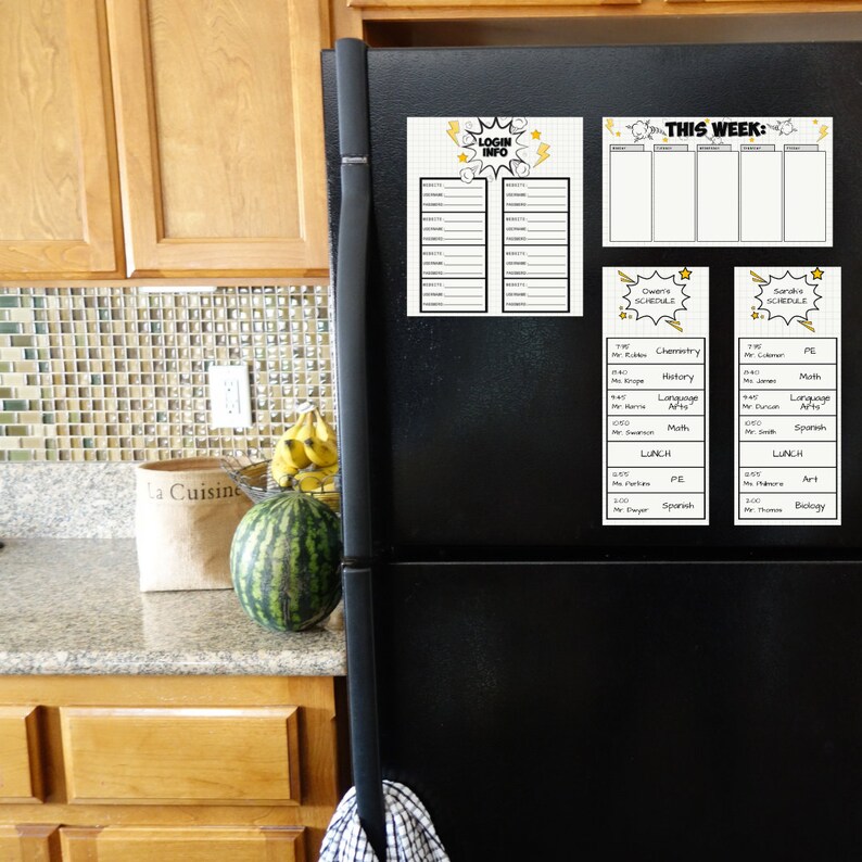 Printable Distance Learning Organization Bundle Calendar - Etsy