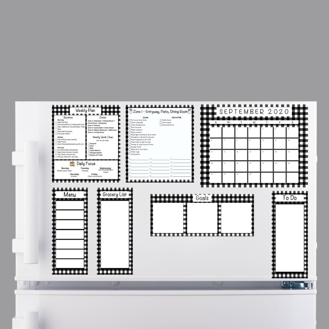 Printable Ultimate Organization Bundle, Meal Planning, Cleaning Routine ...